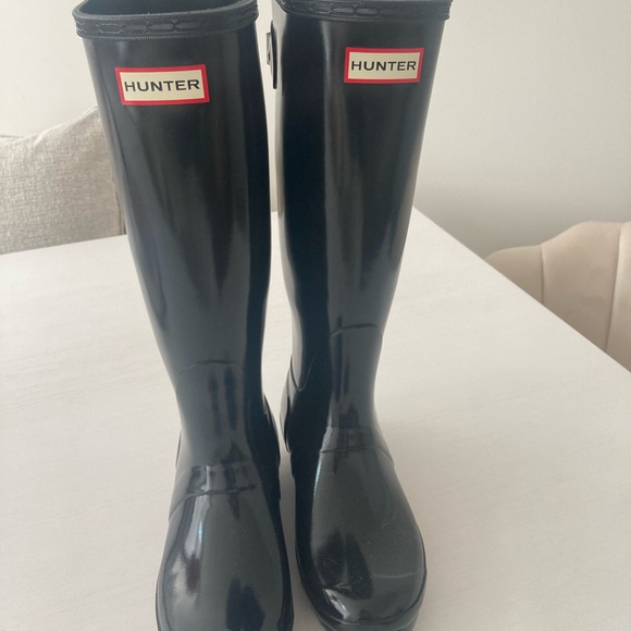 Hunter | Shoes | Hunter Black Winter Rain Boots Classic Style | Poshmark